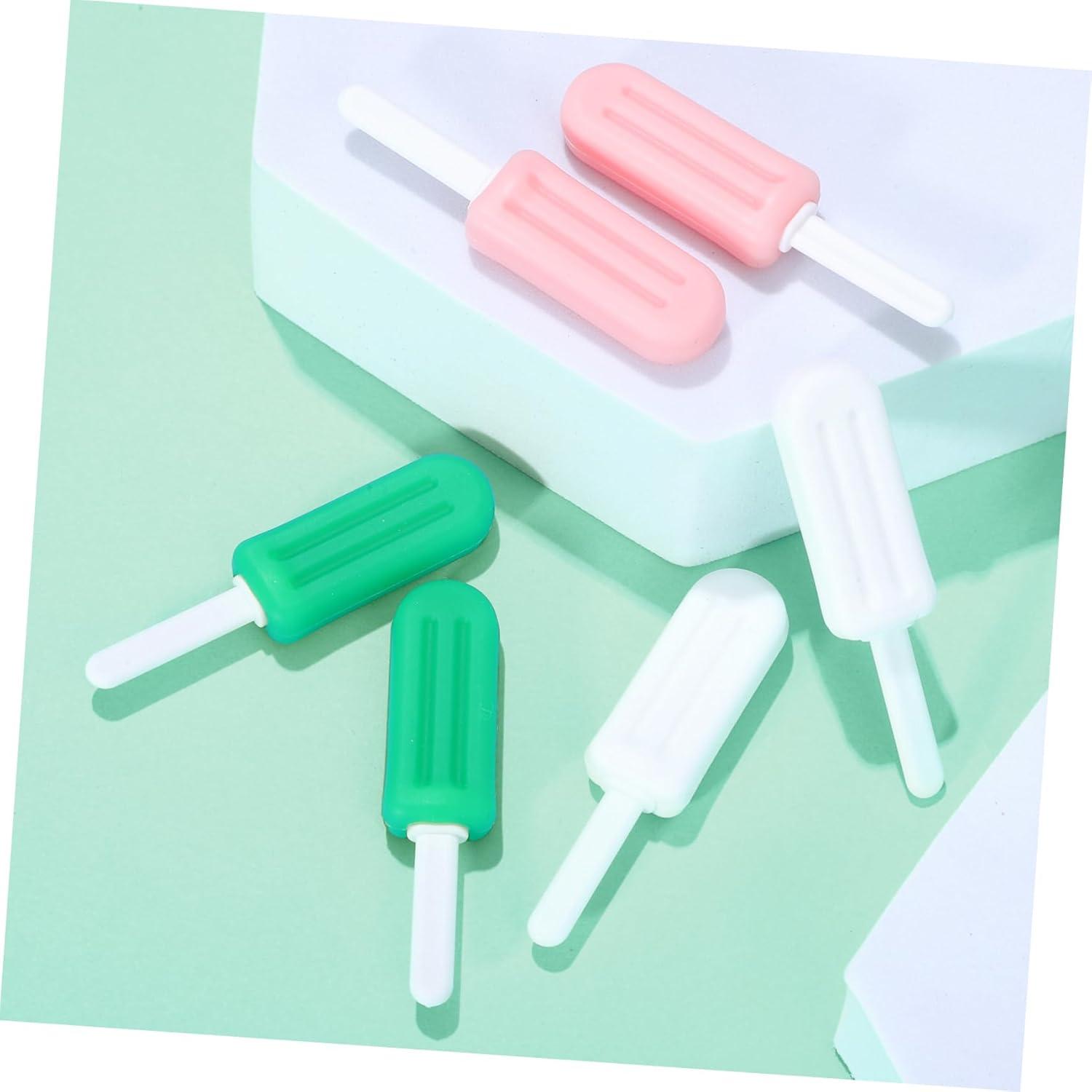 Lurrose 24 pcs Silicone Chewing Gum Retainer Cases - Aligners ...