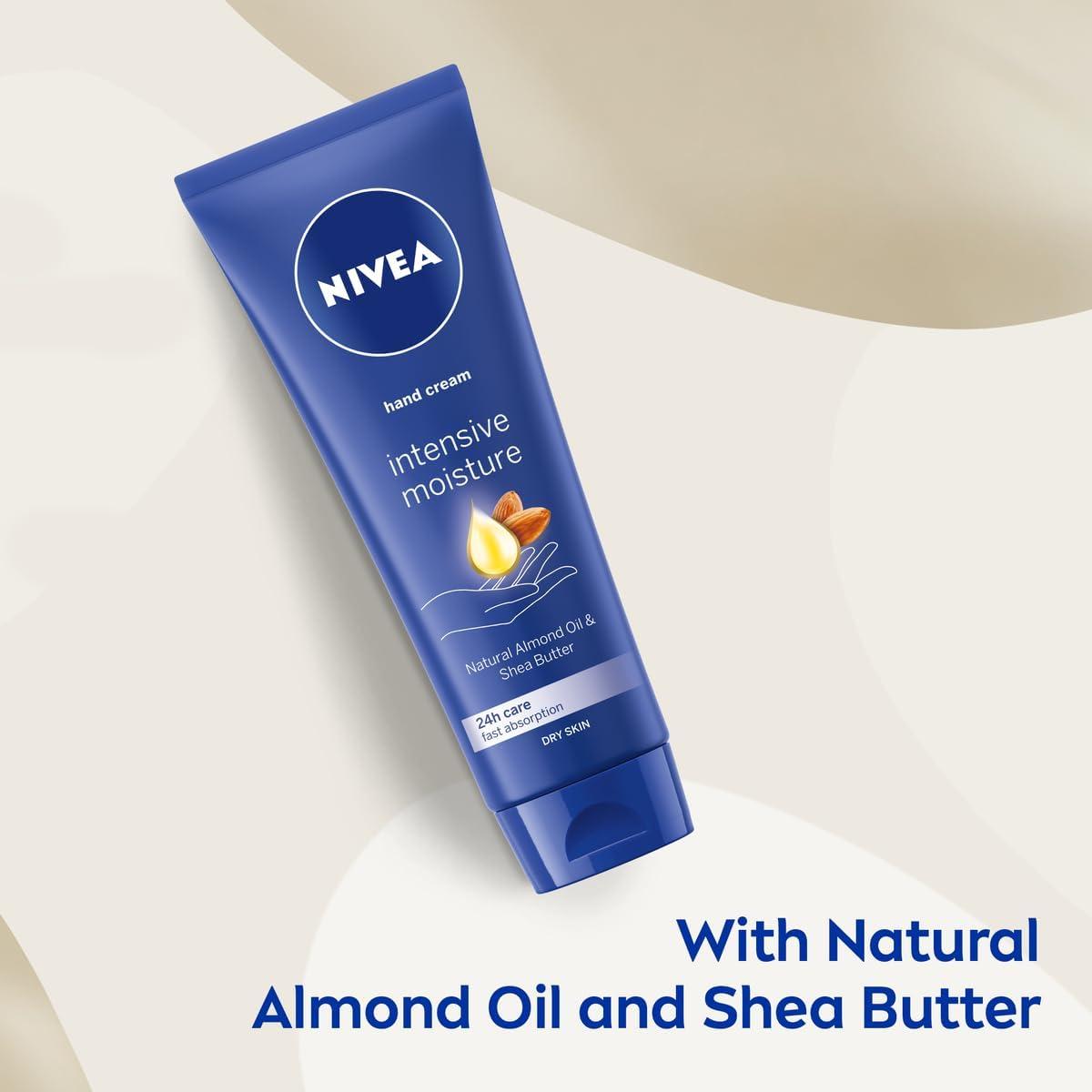 NIVEA Intensive Moisture Hand Cream (100ml) with Almond Oil and Shea ...