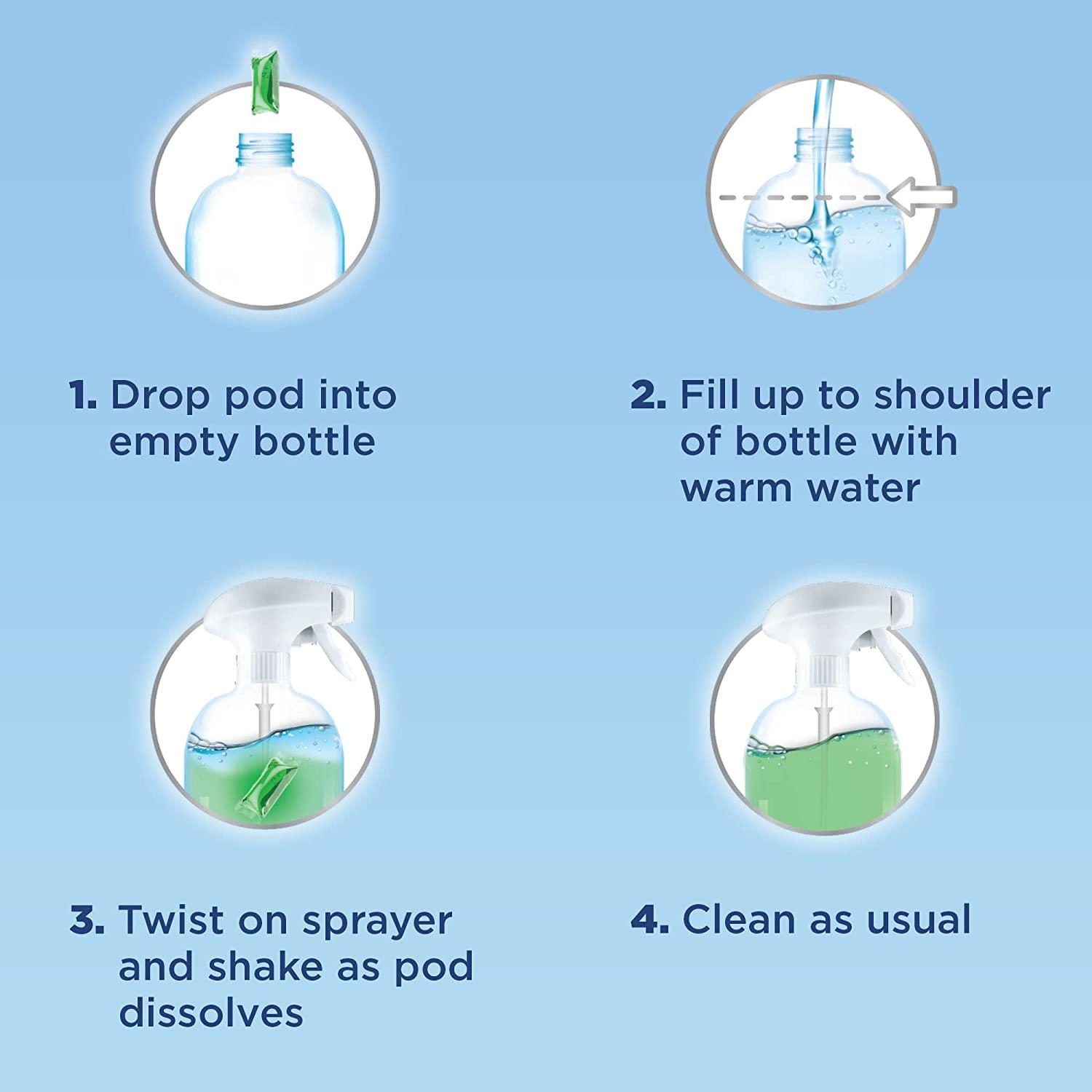 Scrubbing Bubbles Dissolve Pod Bathroom Cleaner Starter Kit - 3 ...