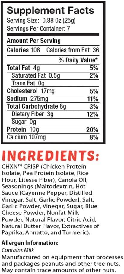 Barn Dad Nutrition CHXNSNX Crispy Protein Bites - Buffalo Wing Blue ...