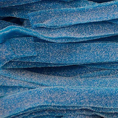 Long Fizzy Blue Raspberry Belt Sweets HALAL (1200g) | Buy Now with ...