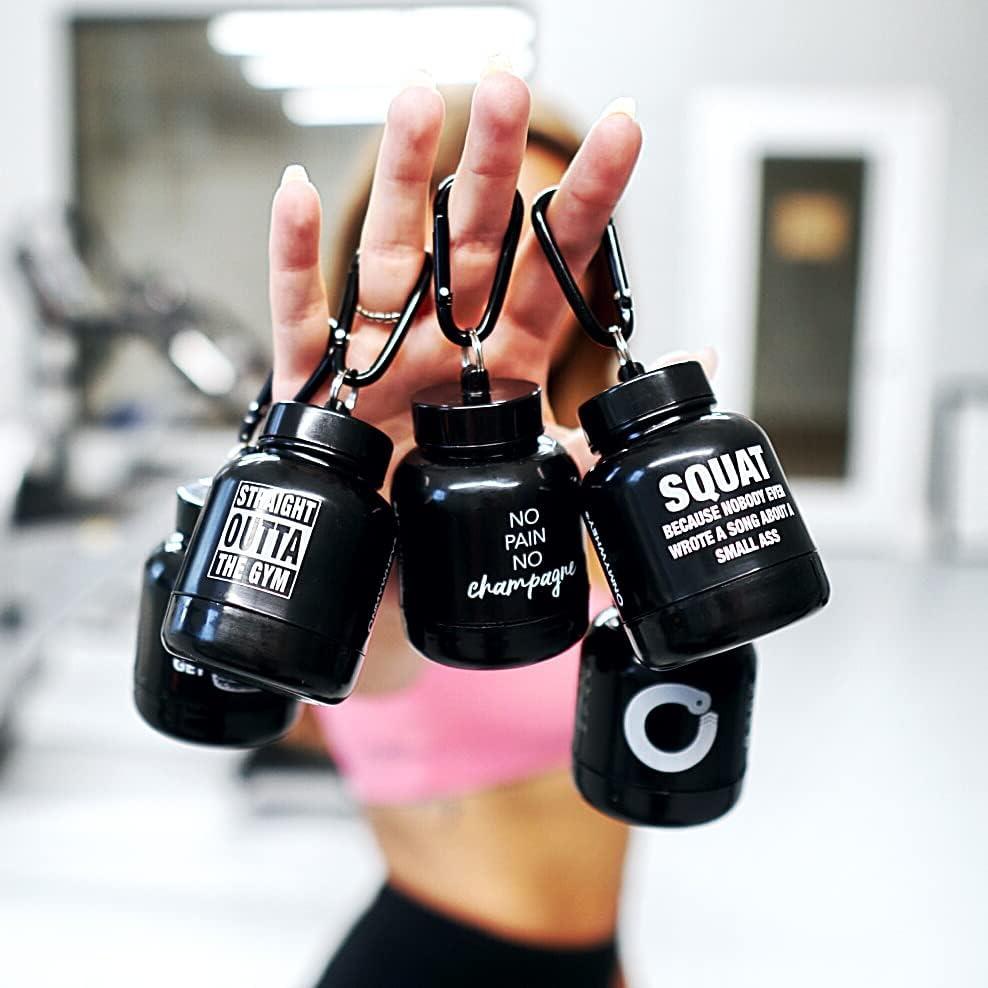 OnMyWhey Portable Protein Funnel Keychain for Gym & Travel - TSA ...