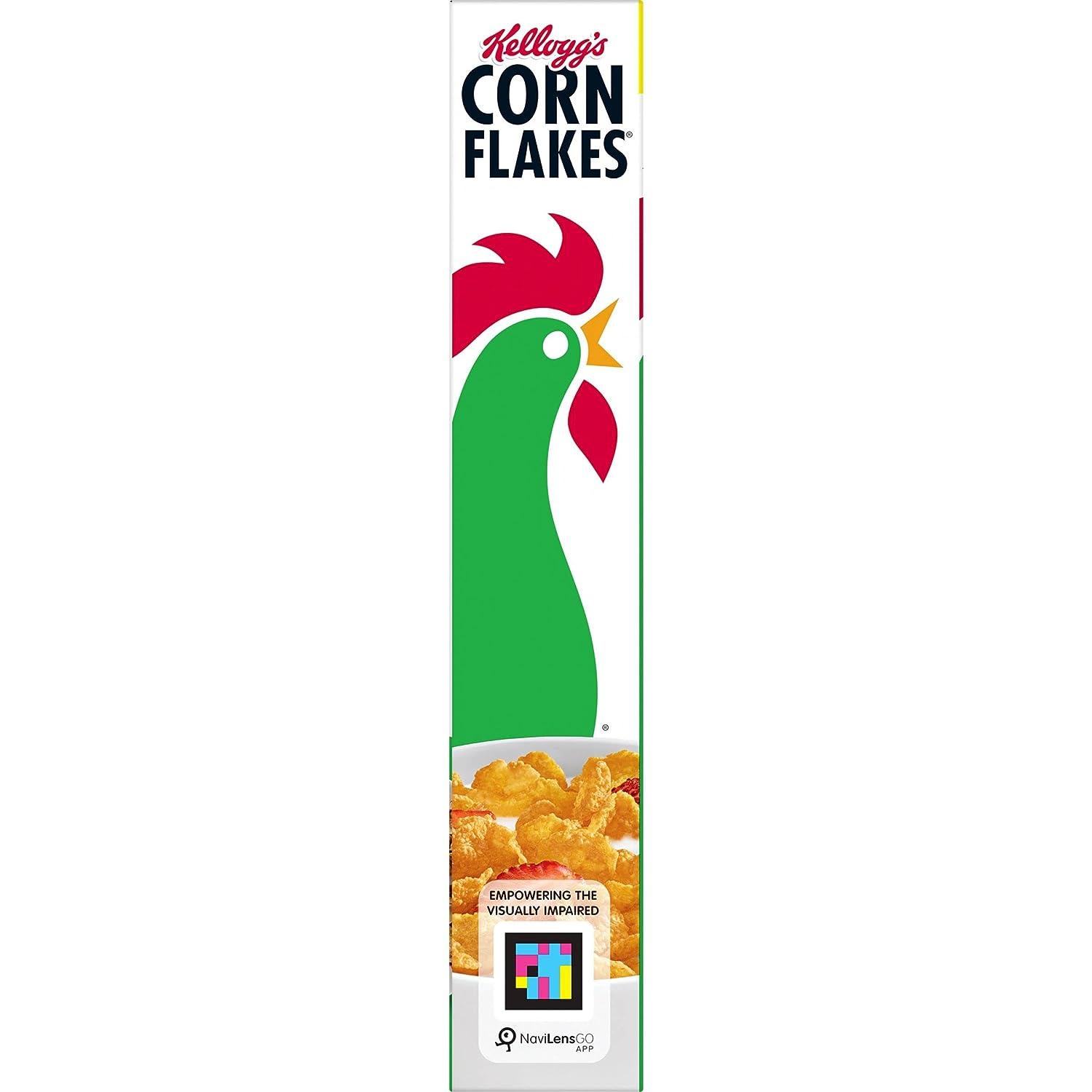 Kellogg's Corn Flakes Cereal 12oz Box - Fat Free, 8 Vitamins, Large ...