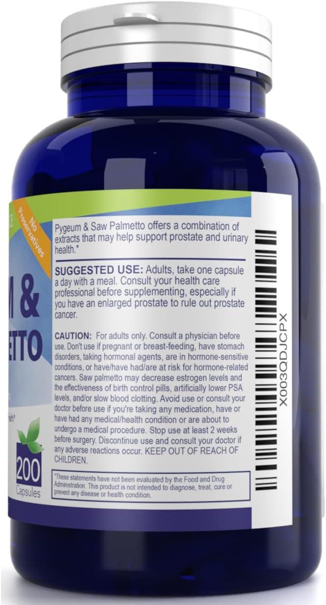 Nutrissence Pygeum and Saw Palmetto 200 Capsules - Men's Health ...