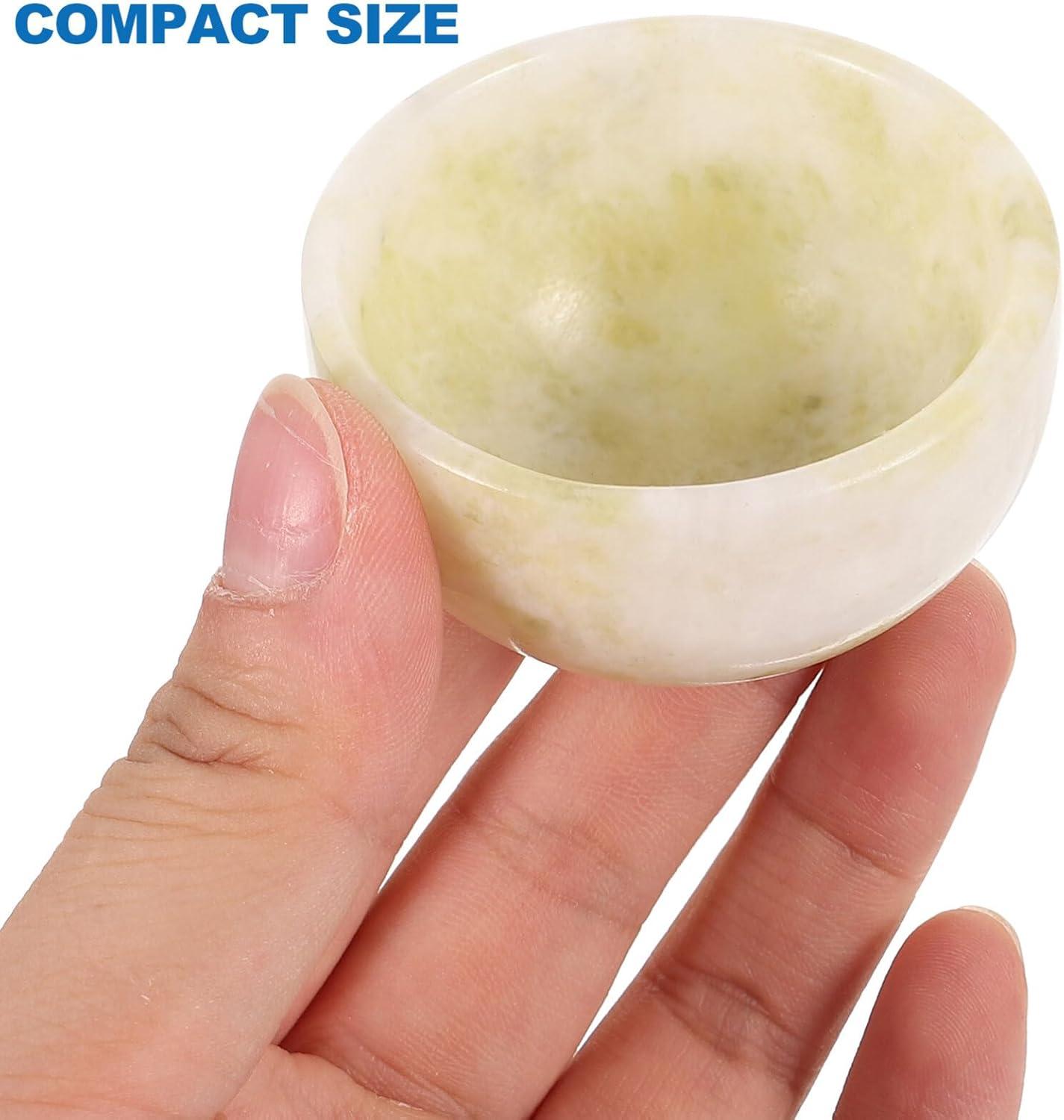 Minkissy Snice Foam Ski Razor Soap Bowl | Marble Shaving Soap for ...
