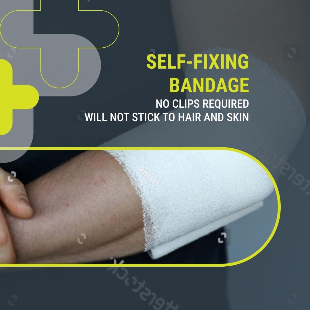 VITAPLUS PBT Self-Fixing Bandages - 10cm x 4m | Elastic Cohesive ...
