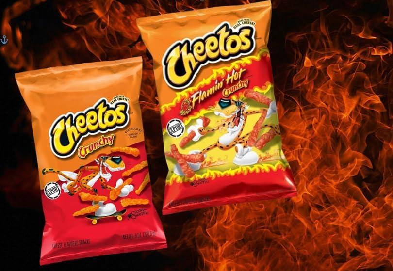 Original American Cheetos Combo Pack of 2 | Classic Crunchy and Flamin ...