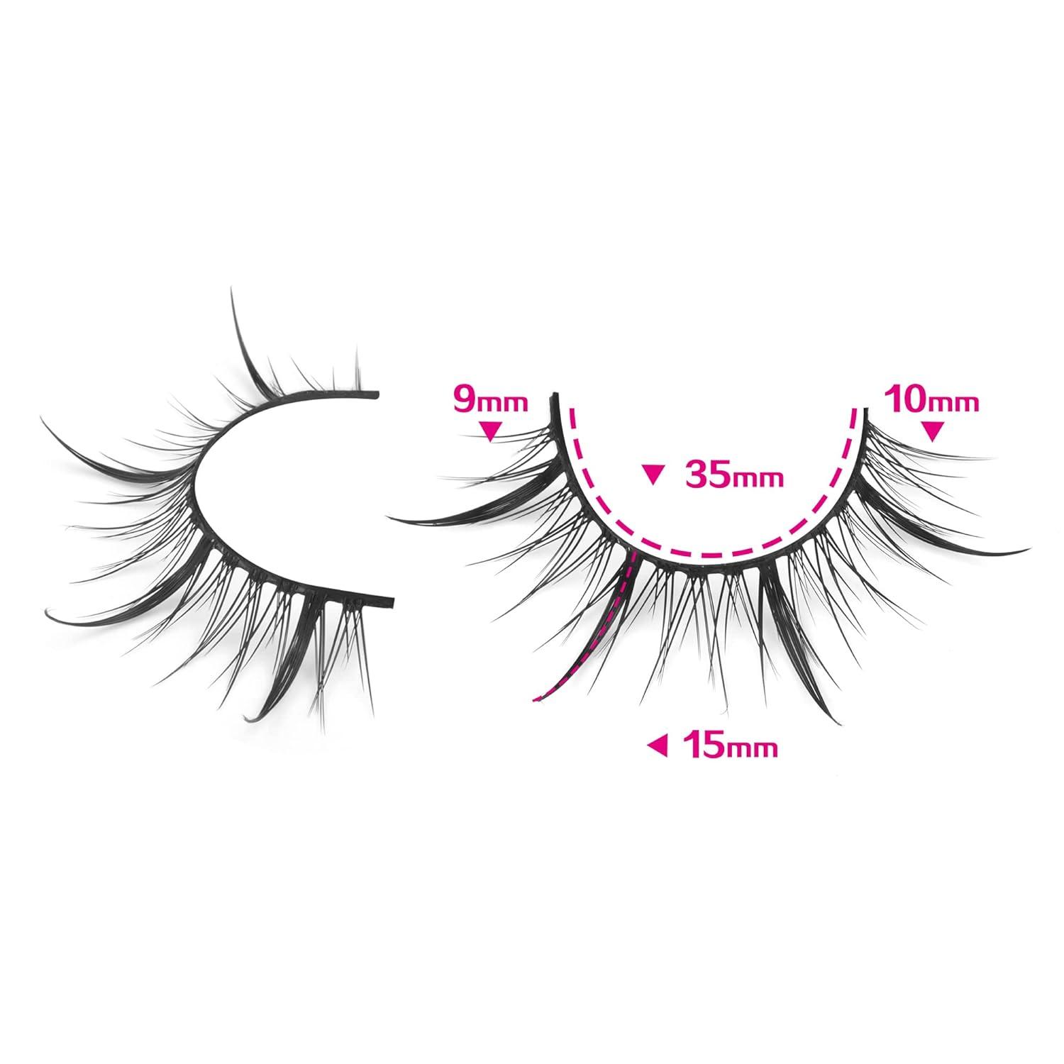 Manga Lashes 13MM - Natural Japanese Anime Spiky False Eyelashes - 8 ...
