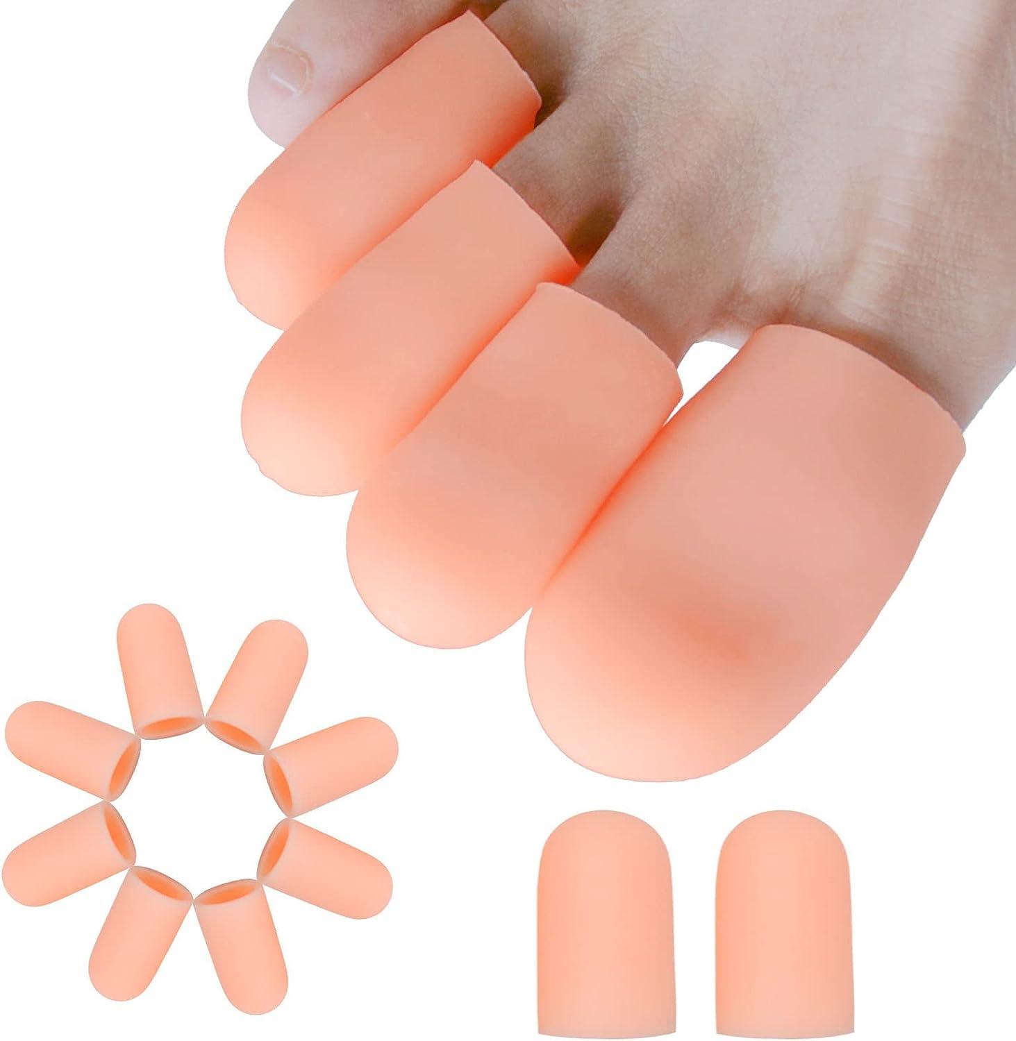 Gel Toe Caps - Toe Protectors for Blister, Corn, Callus, Ingrown ...