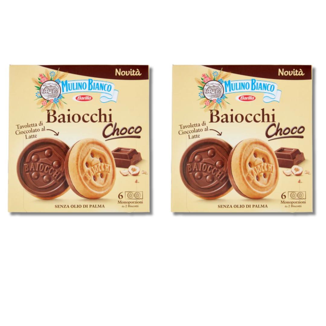 Mulino Bianco Biscuits Baiocchi Chocolate Individual Portions | Italian ...