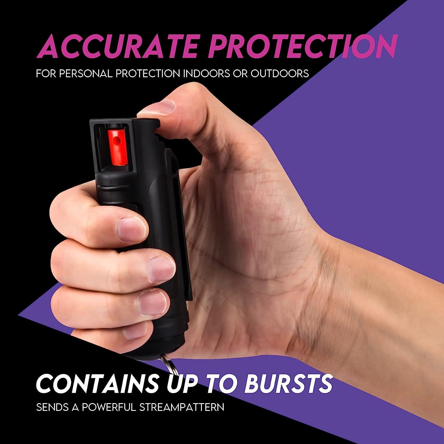 Aimhunter Max Strength OC Pepper Spray | Quick Release Finger Grip ...