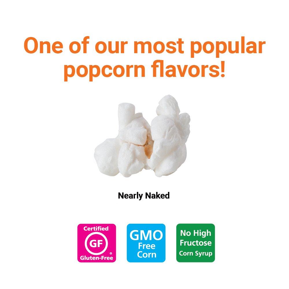 Popcornopolis Nearly Naked Gourmet Popcorn 4.5oz Snack Bags - Pack of 8 ...