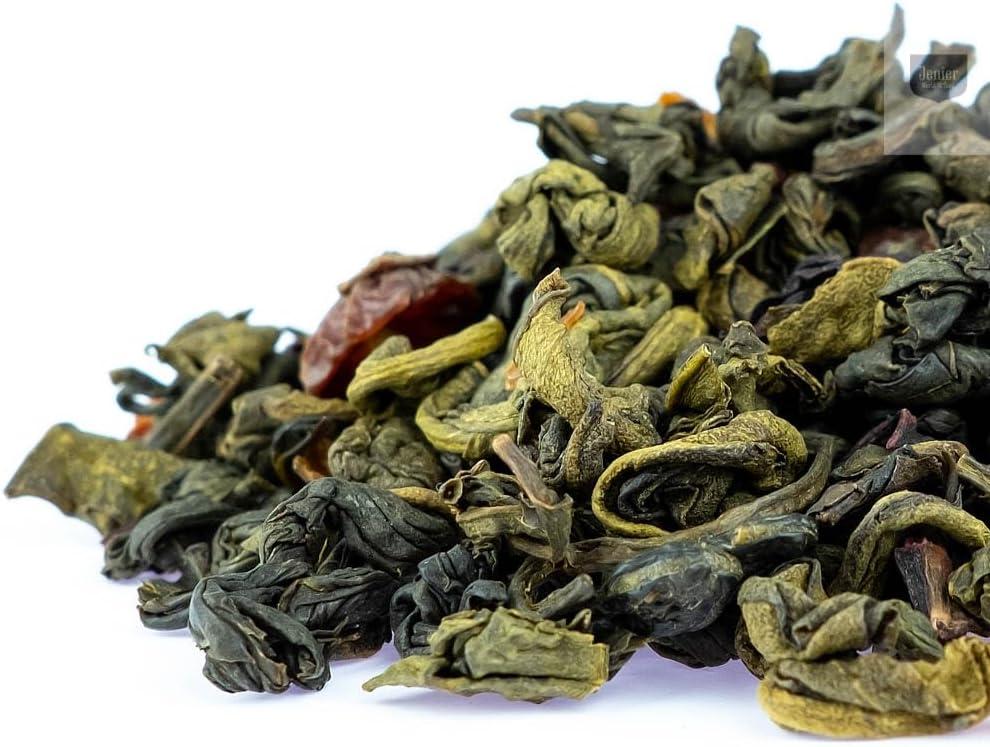 Pomegranate & Hibiscus Flavoured Green Tea -100g Loose Leaf Tea | Buy Now with Express ...