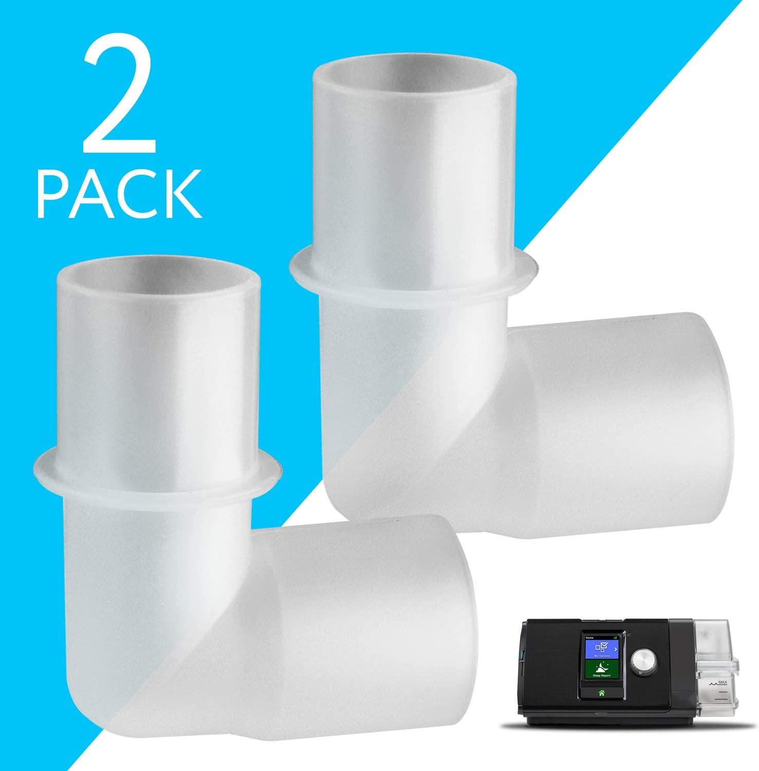2 Pack - Impresa Replacement Tubing Elbow 37394 for AirSense10 - ResMed ...