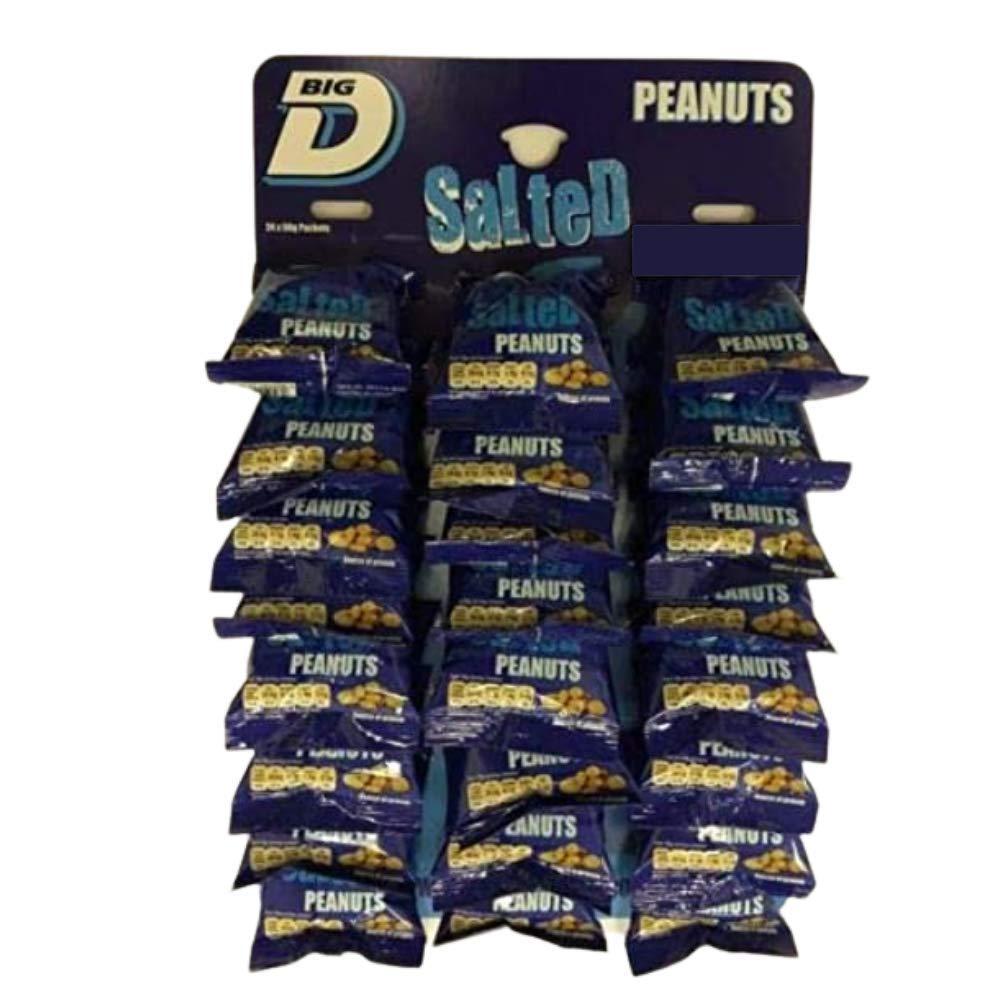 Big D Salted Peanuts - 24 x 50g Bags for Snacking on the Go | Buy Now ...