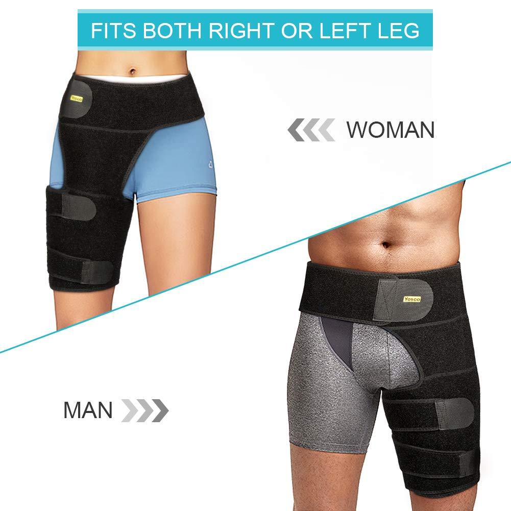 Adjustable Compression Groin Support Bandage for Pulled Muscles and ...