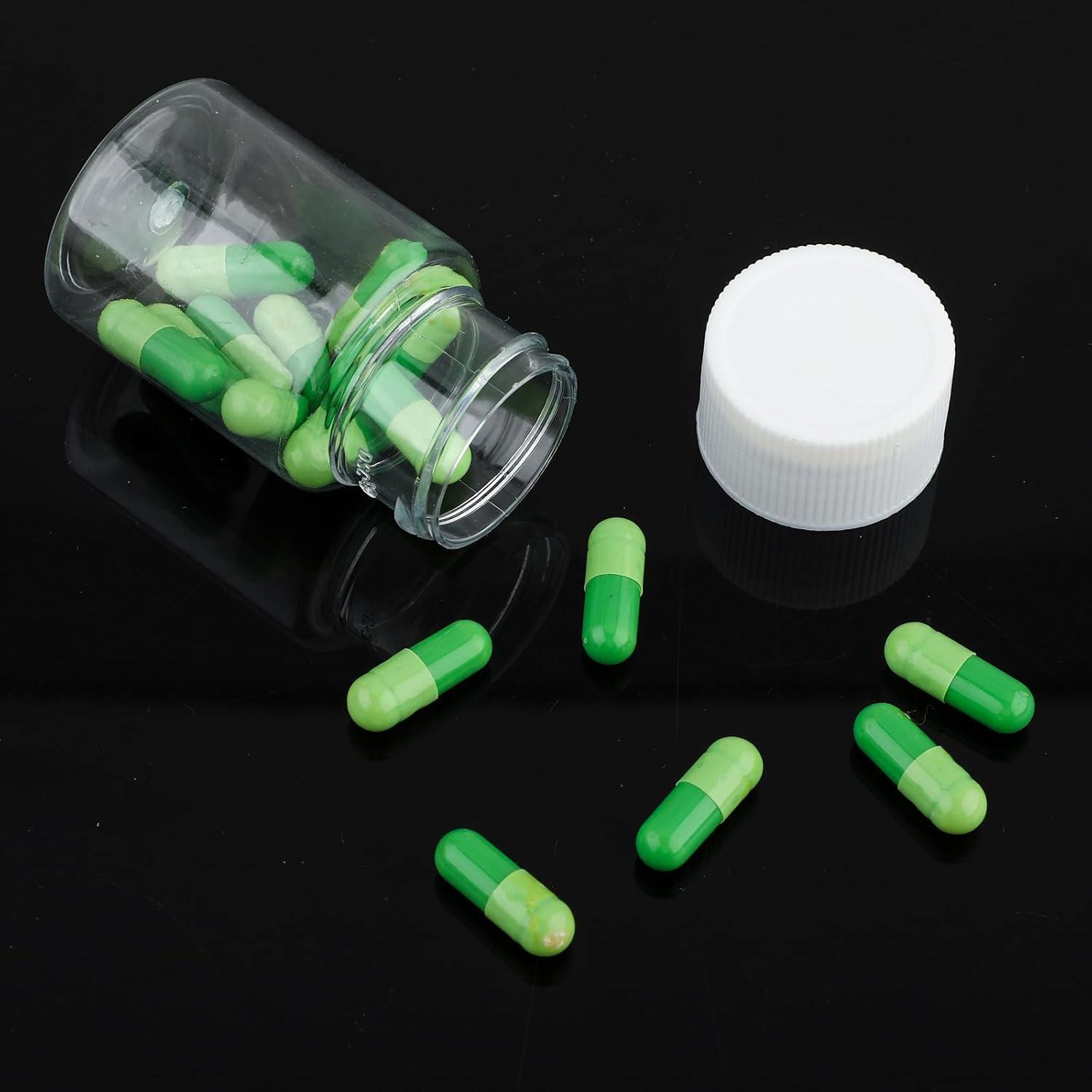 Buy Wllhyf 10-Piece Transparent 80ml Plastic Bottles | Refillable ...