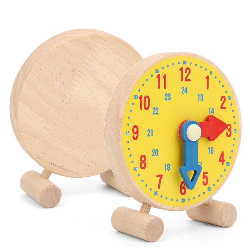 Wooden Clock Toy for Kids | Toddler Learning Time Model | Educational ...