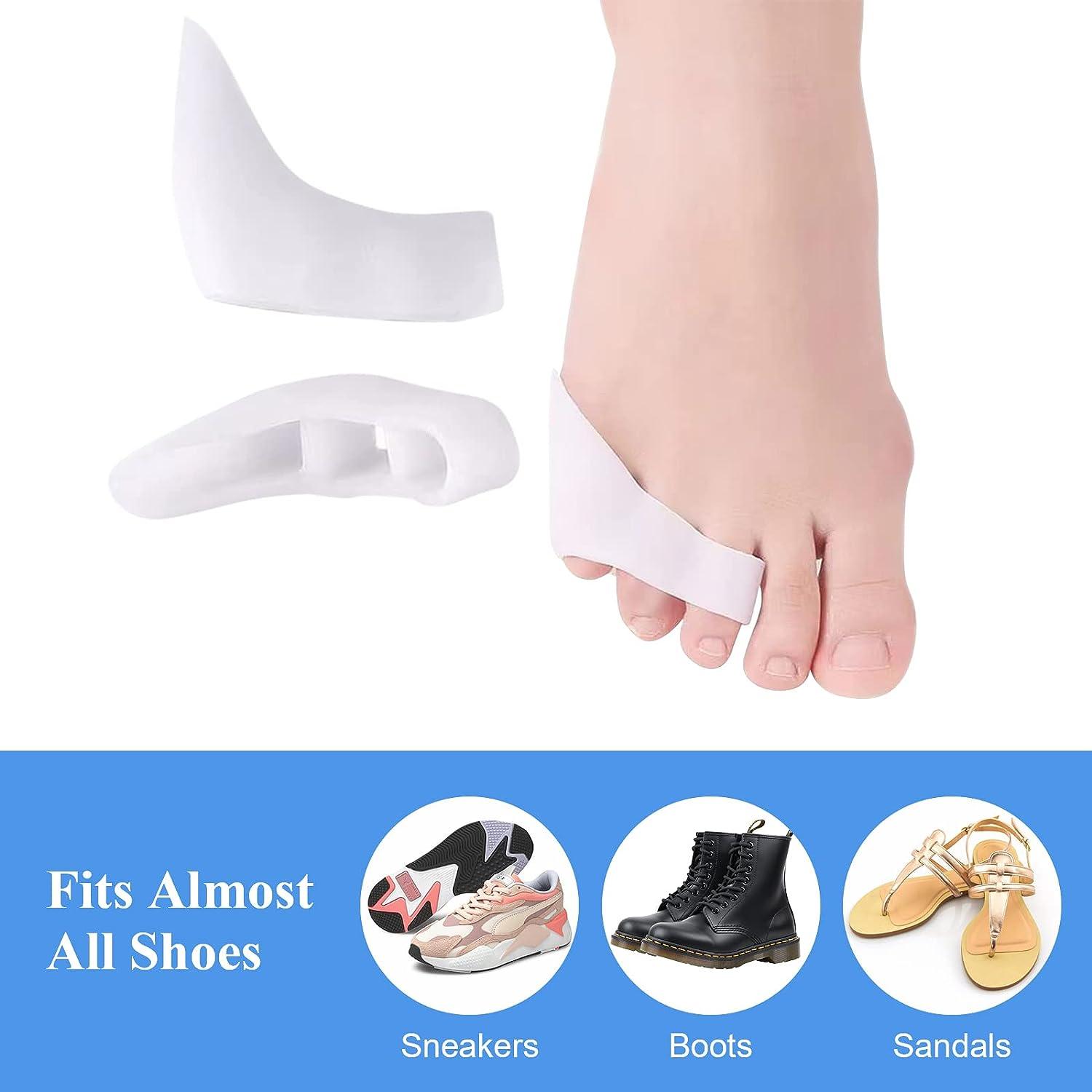 Pinky Toe Separator and Protectors - 6pcs 3-Holes for Overlapping ...