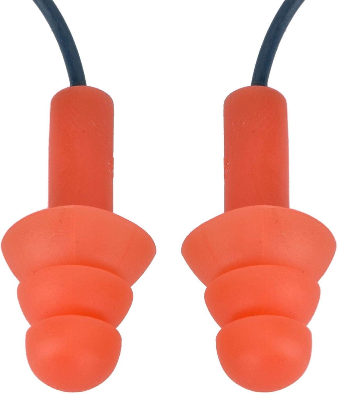 Premium Corded Silicone Earplugs | Metal Detectable Hearing Protection ...