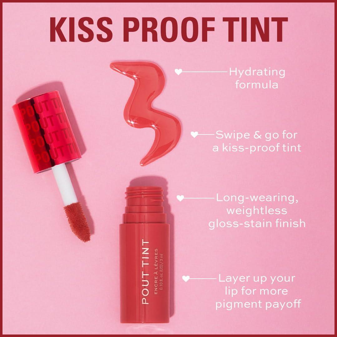 Makeup Revolution Pout Tint - Sweetie Coral | Lightweight Lip Tint with ...