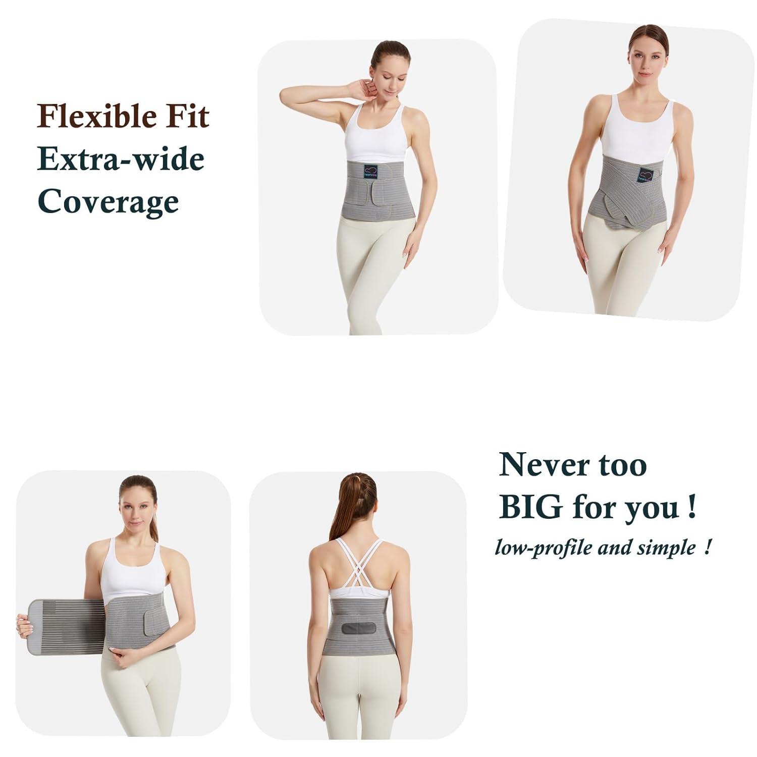 HeerTeaj Postpartum Belly Belt | Adjustable Post-Operative & Lumbar ...