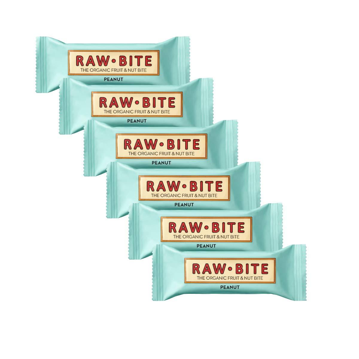 Raw Bite Peanut Bar - Healthy Fruit & Nut Snack with Peanuts Dates ...