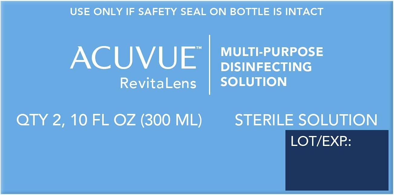 ACUVUE RevitaLens Multi-Purpose Disinfecting Solution Twin Pack - 2 x ...