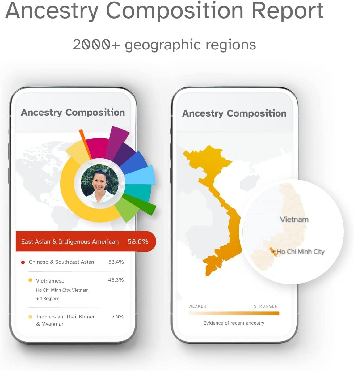 23andMe Ancestry + Traits DNA Test Kit with Personalized Genetic ...