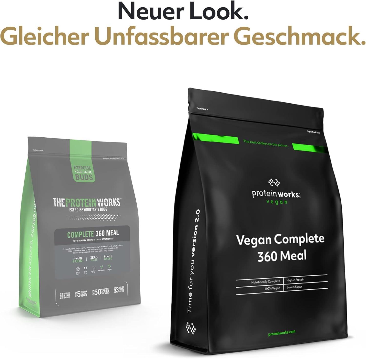 Vegan Complete 360 Meal - Protein Works | Meal Replacement Shake ...