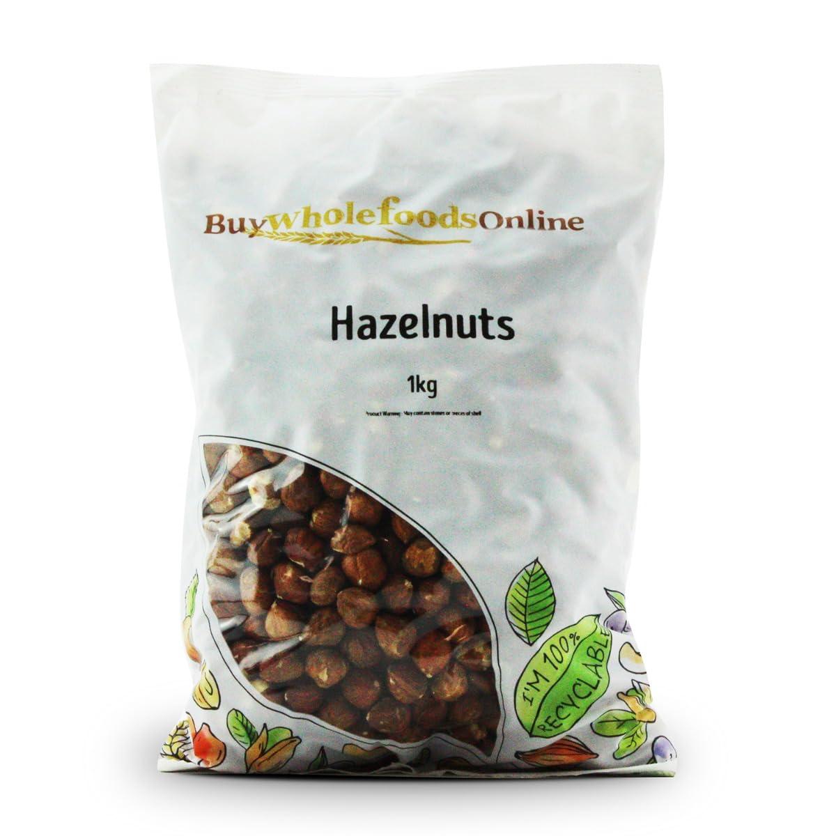 Hazelnuts Whole Raw 1kg (BWFO) | Buy Now with Express International ...