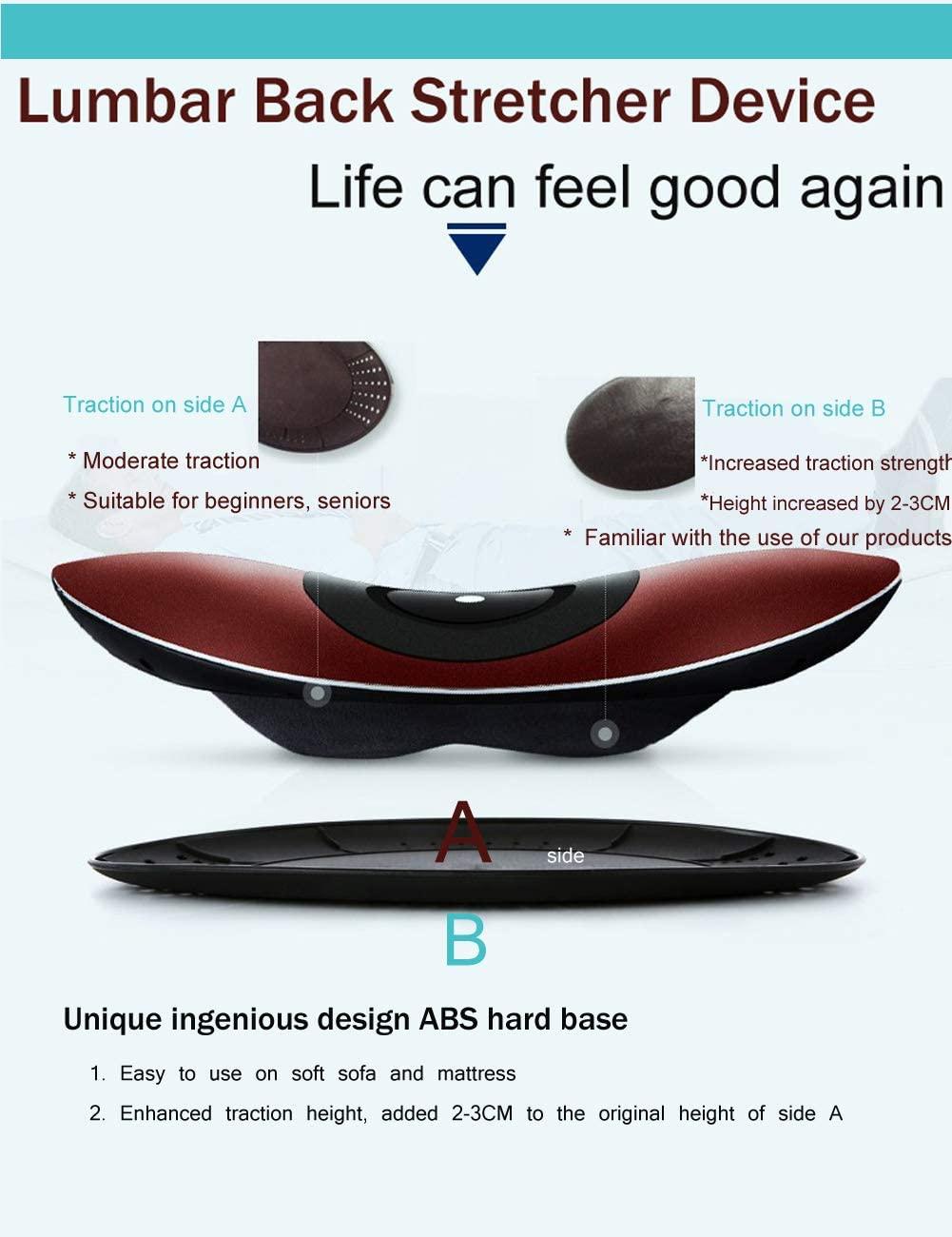 Electric Lumbar Traction Device with Heat & Adjustable Intensity - Back ...