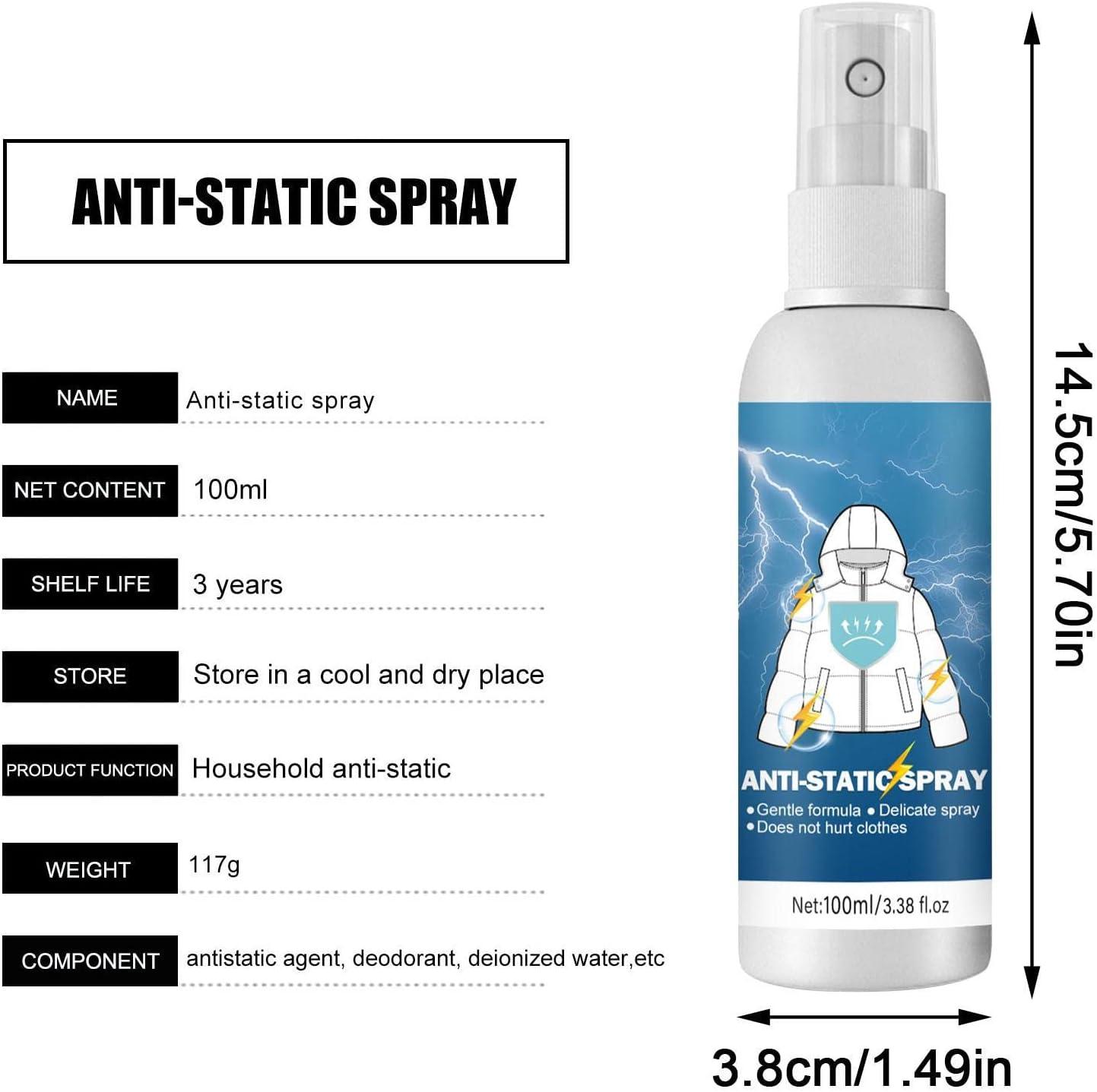 Anti Static Spray Static Remover for Clothes Portable 100ml Anti-Static ...