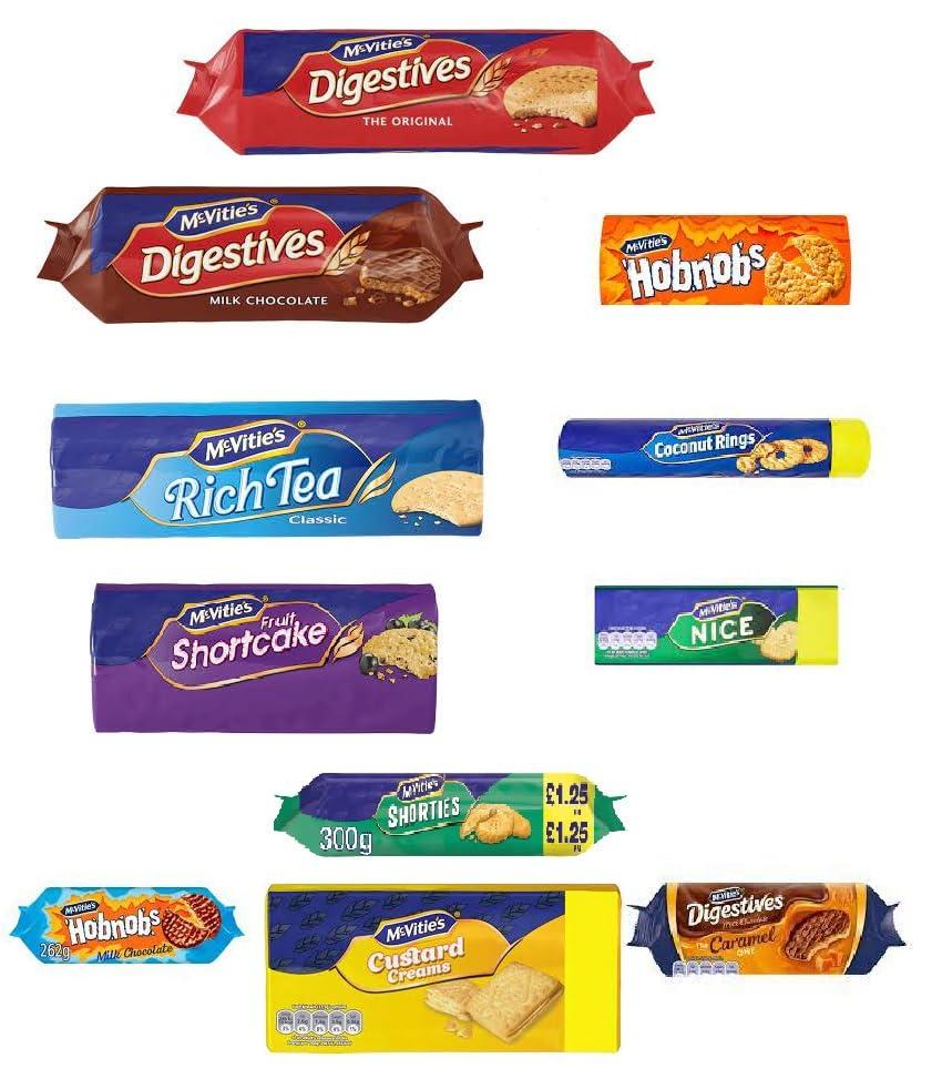 Mcvities Mixed Assortment of Biscuits Packs 250g (12 Packs) | Buy Now ...