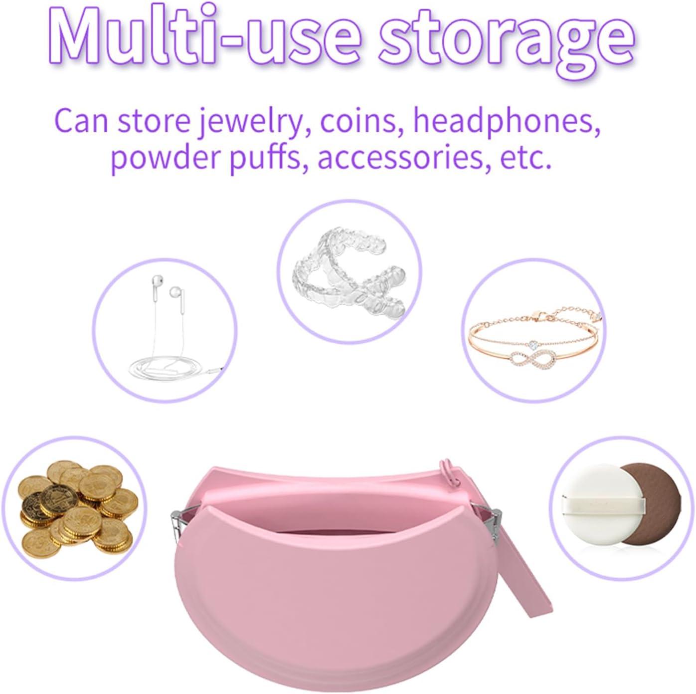 Silicone Retainer Case | Thin Orthodontic Retainer Holder with Lanyard ...