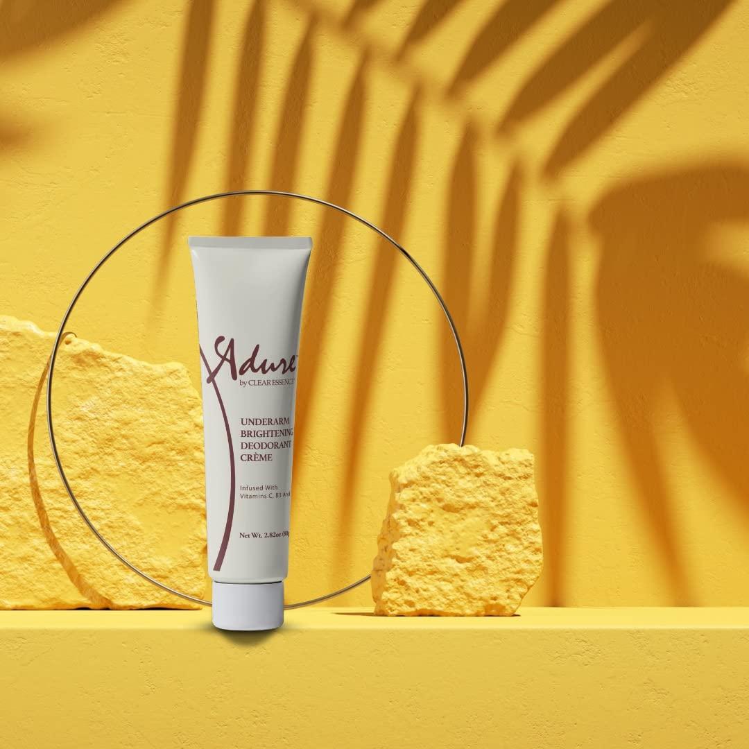 Clear Essence Adure Underarm Brightening Deodorant Cream - Dark Spot Corrector for Body Intimate ...