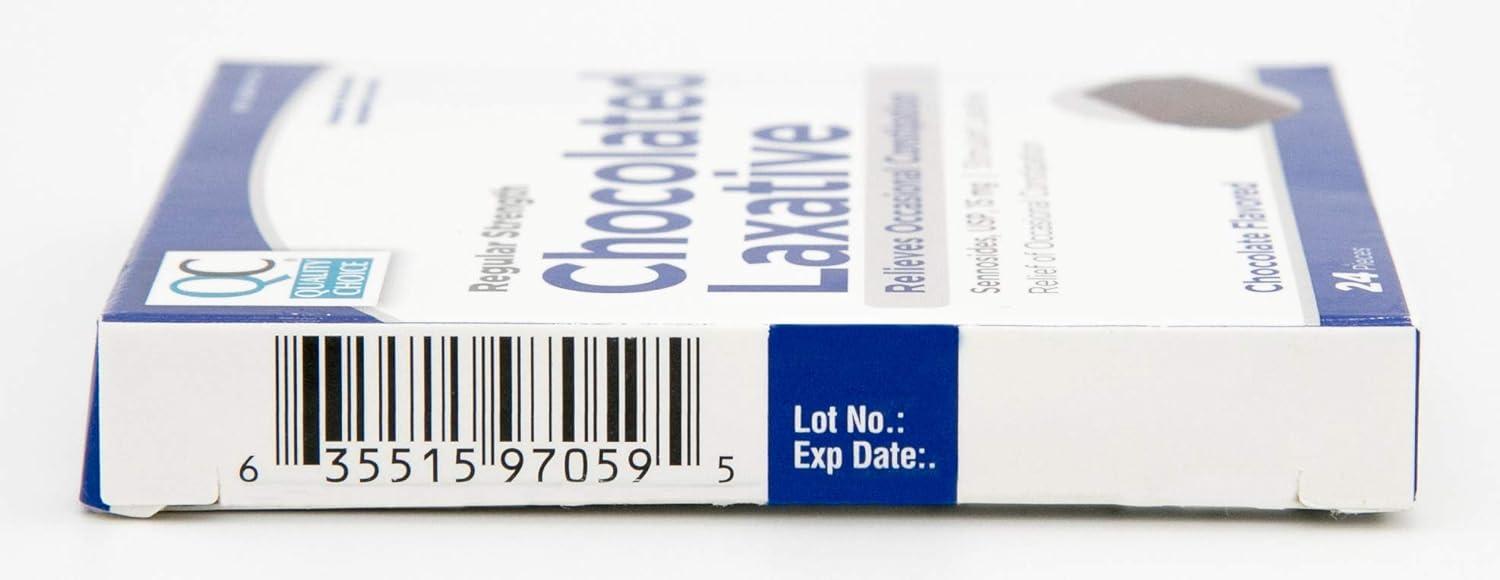 Quality Choice Regular Strength Chocolate Laxative 24 Count Each (1)