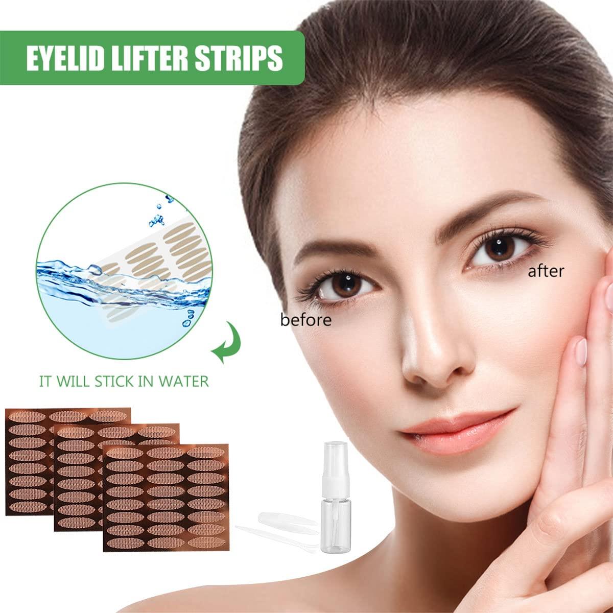 288 Pieces Eyelid Tapes & Stripes - Double-Sided Invisible Large Size ...