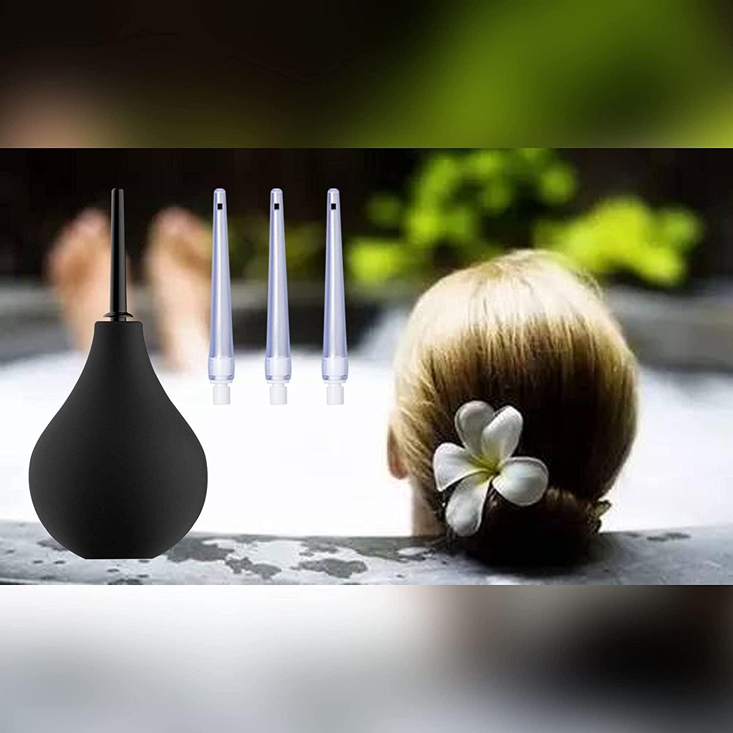 TopQuaFocus 8oz Enema Bulb Kit - Anal & Vaginal Douche for Men ...