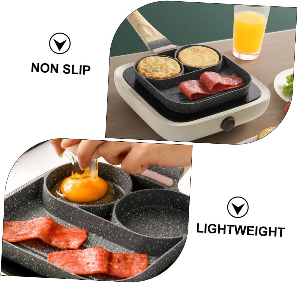 OUNONA Multi Egg Fried Egg Burger Maker Mini Wok Egg Skillet Kitchen ...