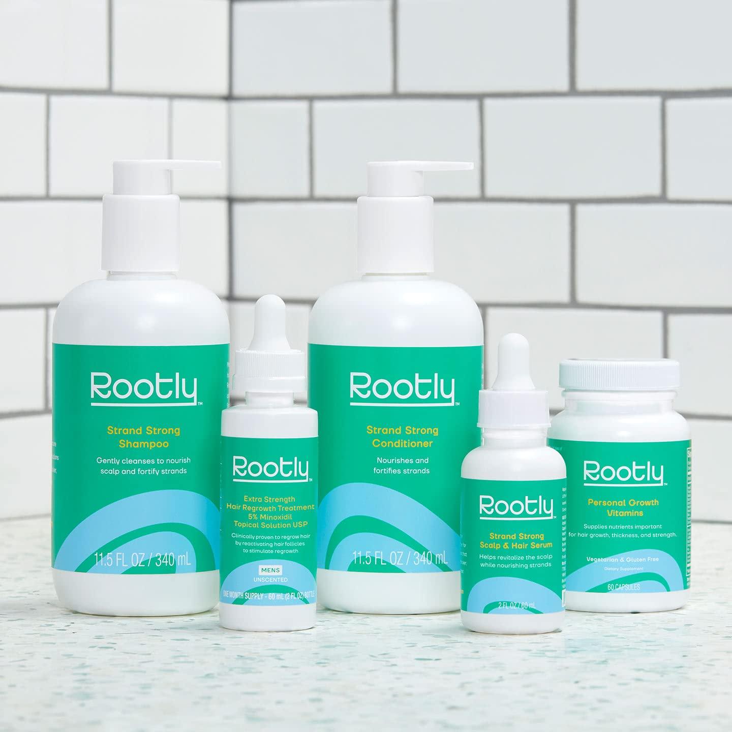 Rootly Women's Hair Growth Set - 2% Minoxidil Treatment, Vitamins ...