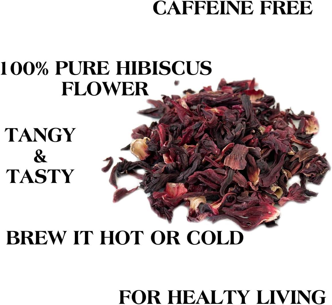 Premium Pure Hibiscus Tea Bags - Exquisite Floral Infusion | Vitamin-C ...