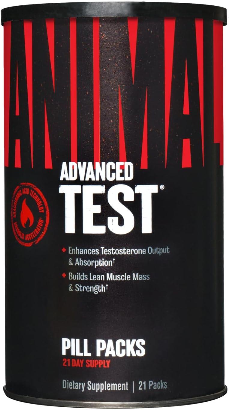 Animal Test Testosterone Booster 21 Day Cycle & M-Stak Hard Gainer ...