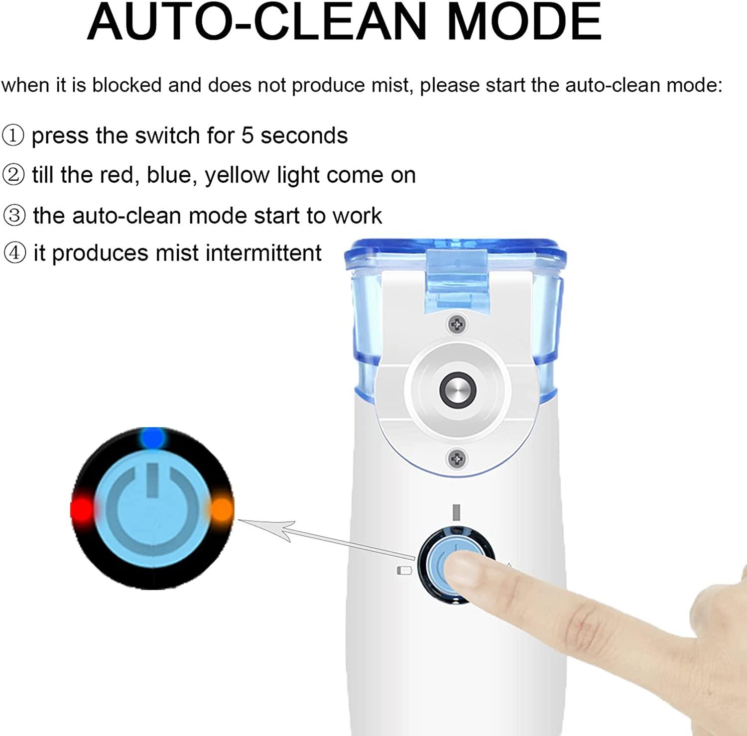 Portable Nebulizer - Handheld Steam Inhaler for Kids & Adults ...