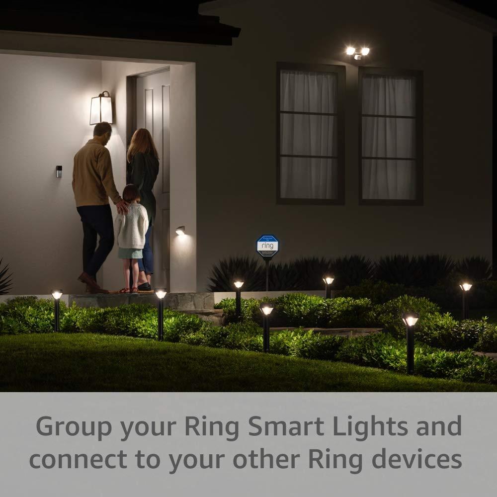 Ring Solar Steplight - Outdoor Motion-Sensor Security Light in Black ...