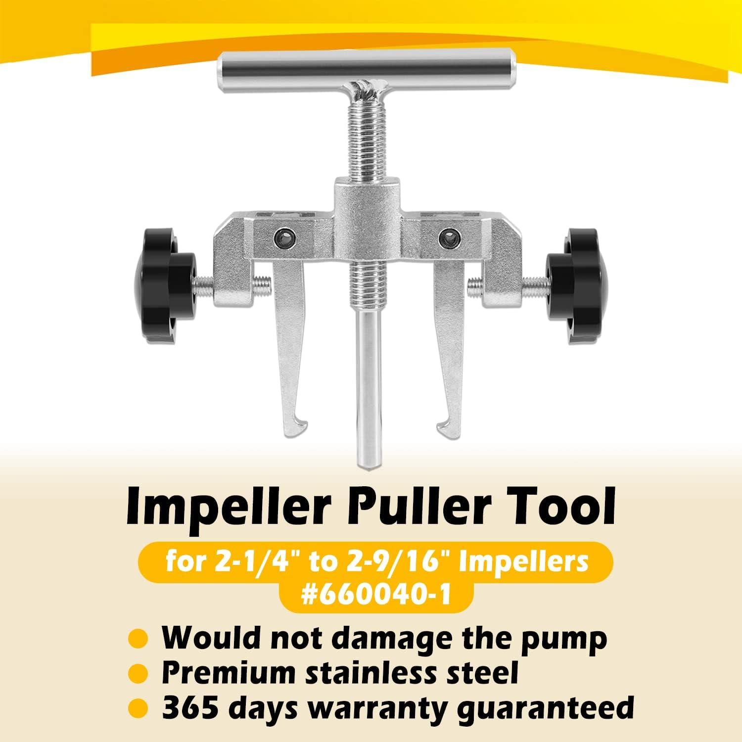 Bzumperyz 660040-1 Impeller Puller Tool for 2-1/4" to 2-9/16" Marine ...