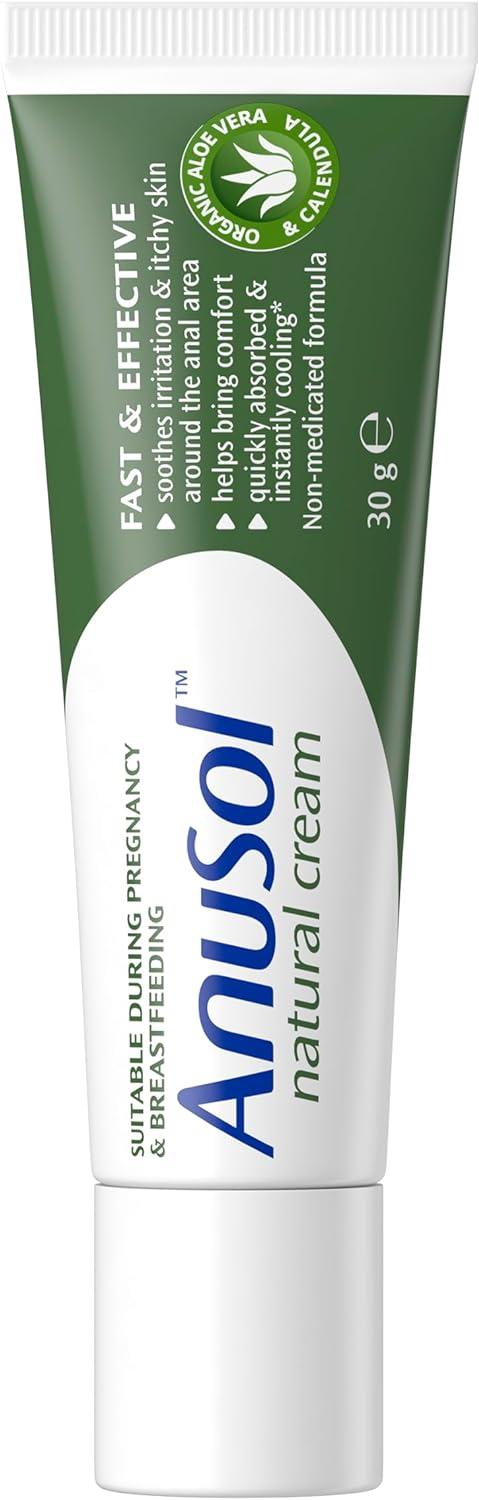 Anusol Natural Cream - 30g | Relieves Anal Itching & Discomfort ...