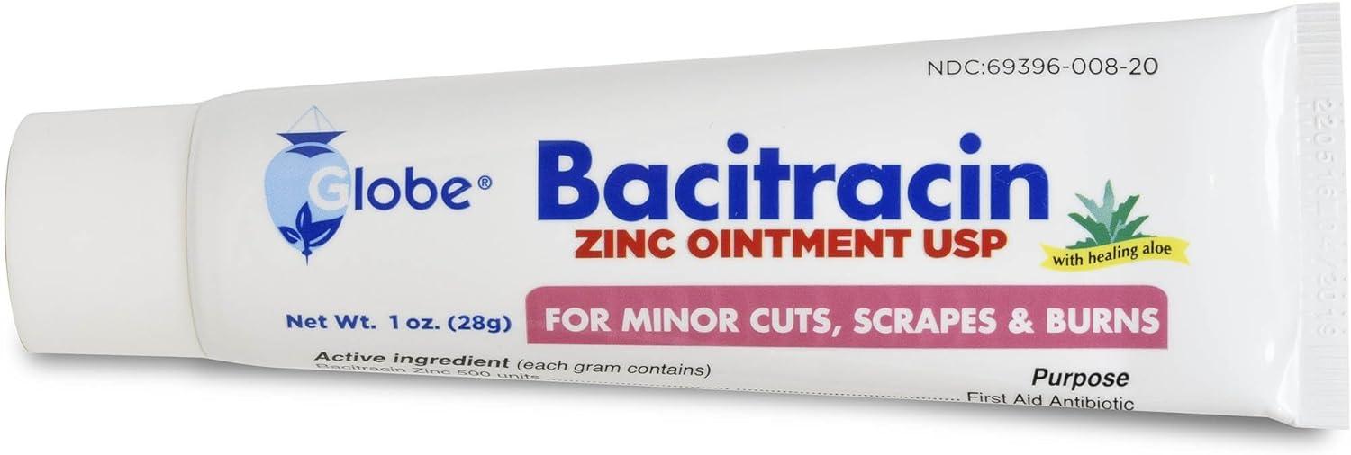 Bacitracin Zinc Ointment 1 oz - Antibiotic First Aid Supplies - Maximum Healing Power - Prevents ...