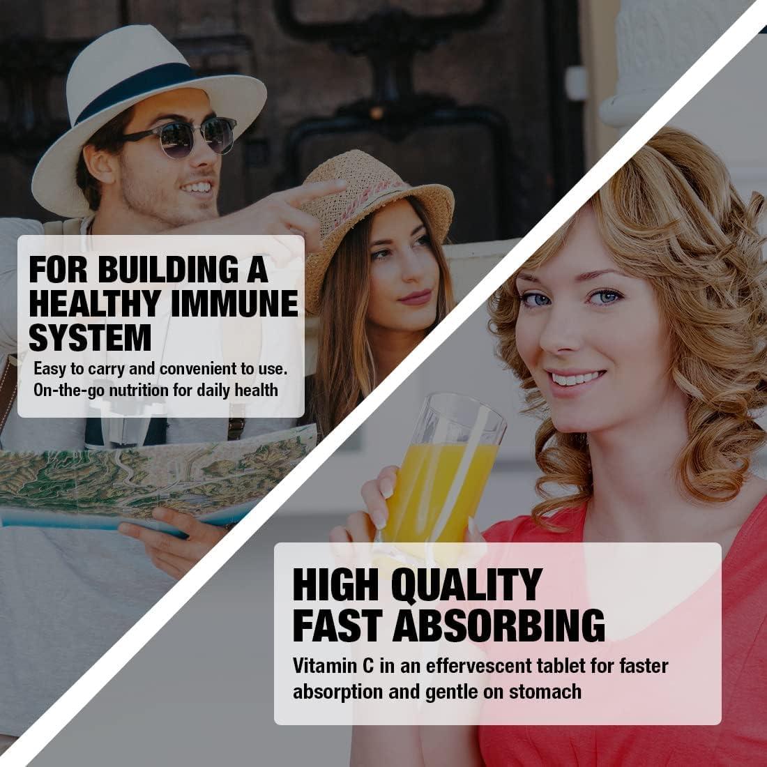 FAST&UP Vitamin C 1000mg - Powerful Antioxidant - Immune Support ...