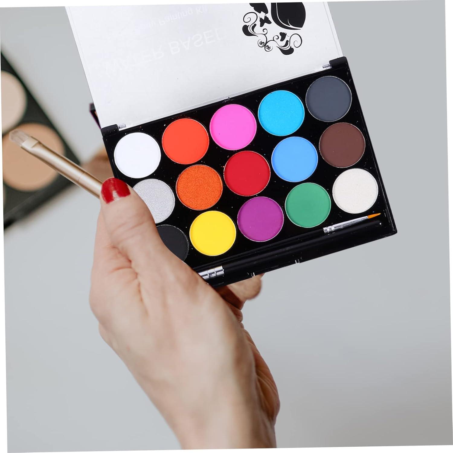 Buy 1 Set Body Paint Face Pigment Oil Makeup Kit for Clown & Cosplay ...